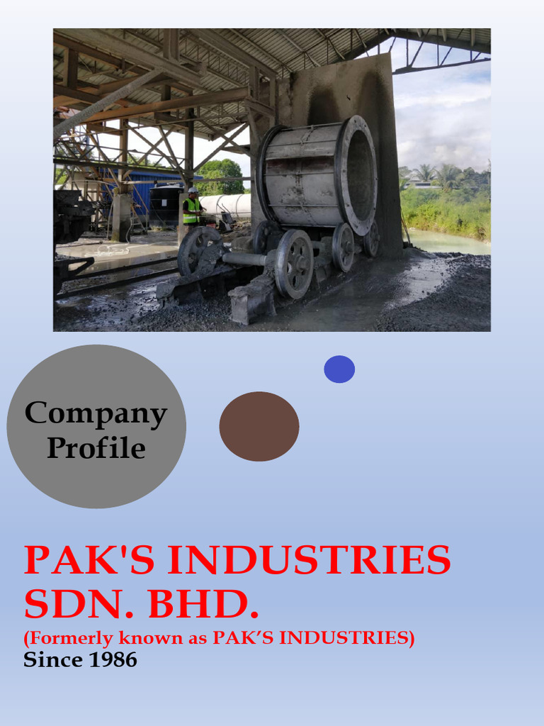 01 Pak's Industries Sdn Bhd - Company Profile 2025 | PDF | Mechanical ...