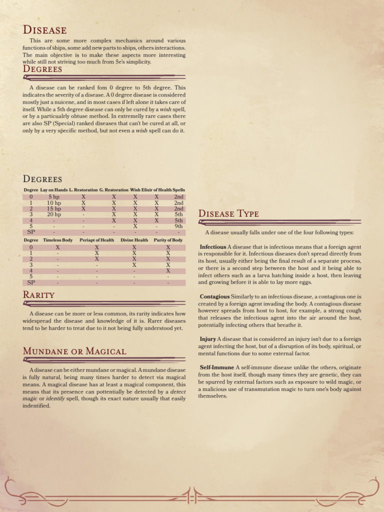 5E Disease Mechanics Overview | PDF | Infection