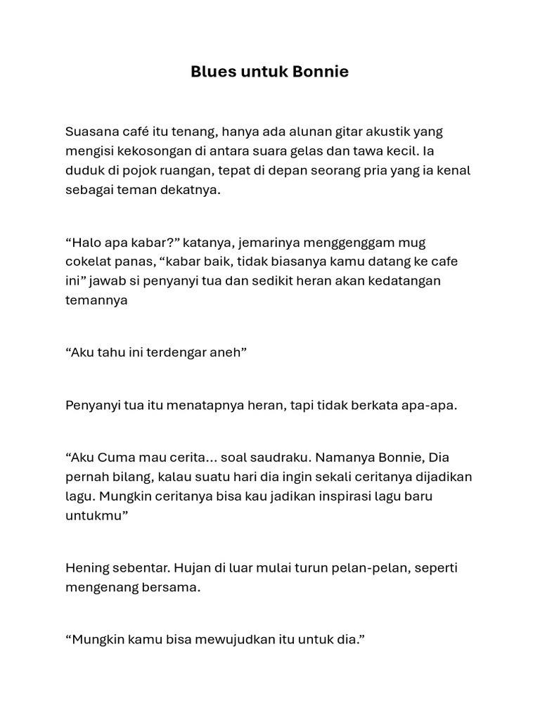 Blues Untuk Bonnie-1 | PDF