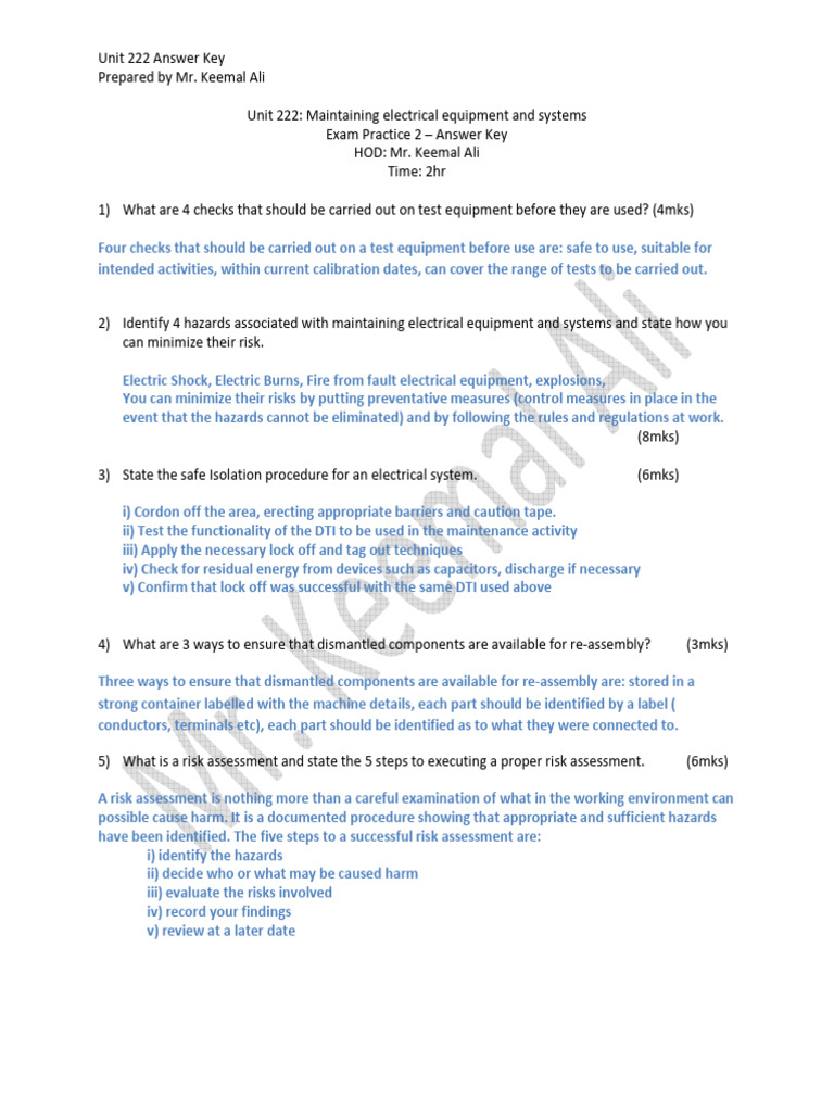 Safe Electrical Equipment Procedures | PDF | Electric Motor | Capacitor