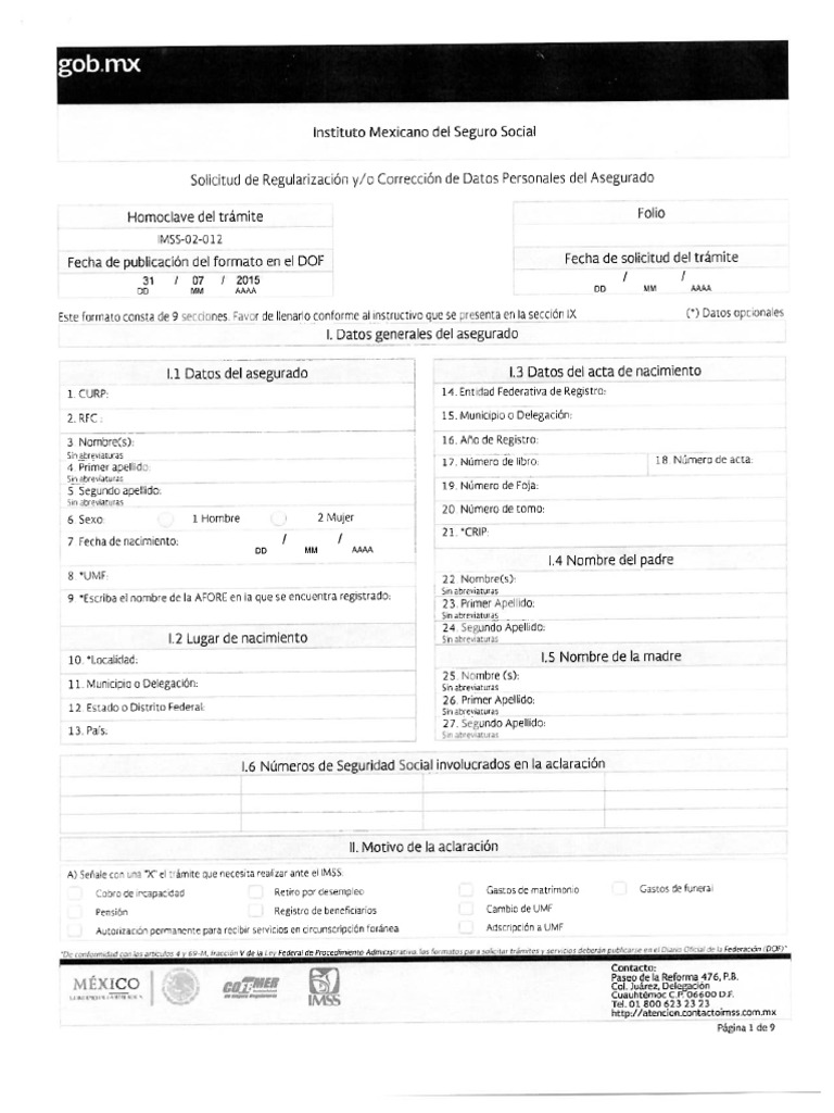 Solicitud de Corrección de Datos - 250508 - 145611 | PDF