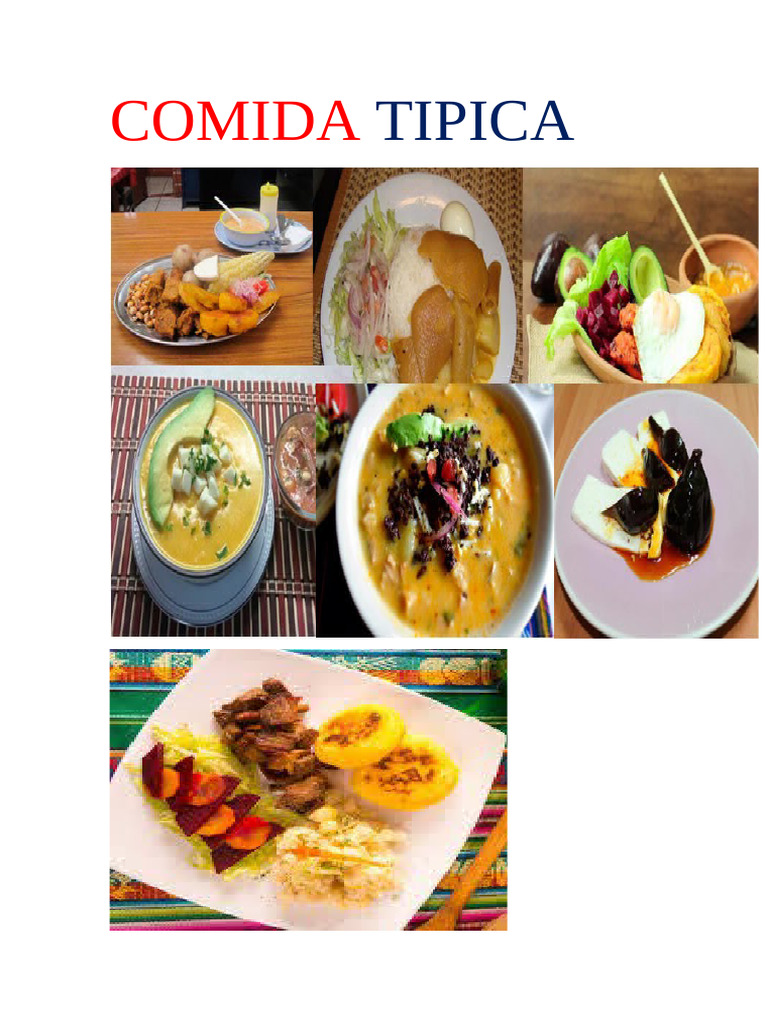 Comida Tipica | PDF