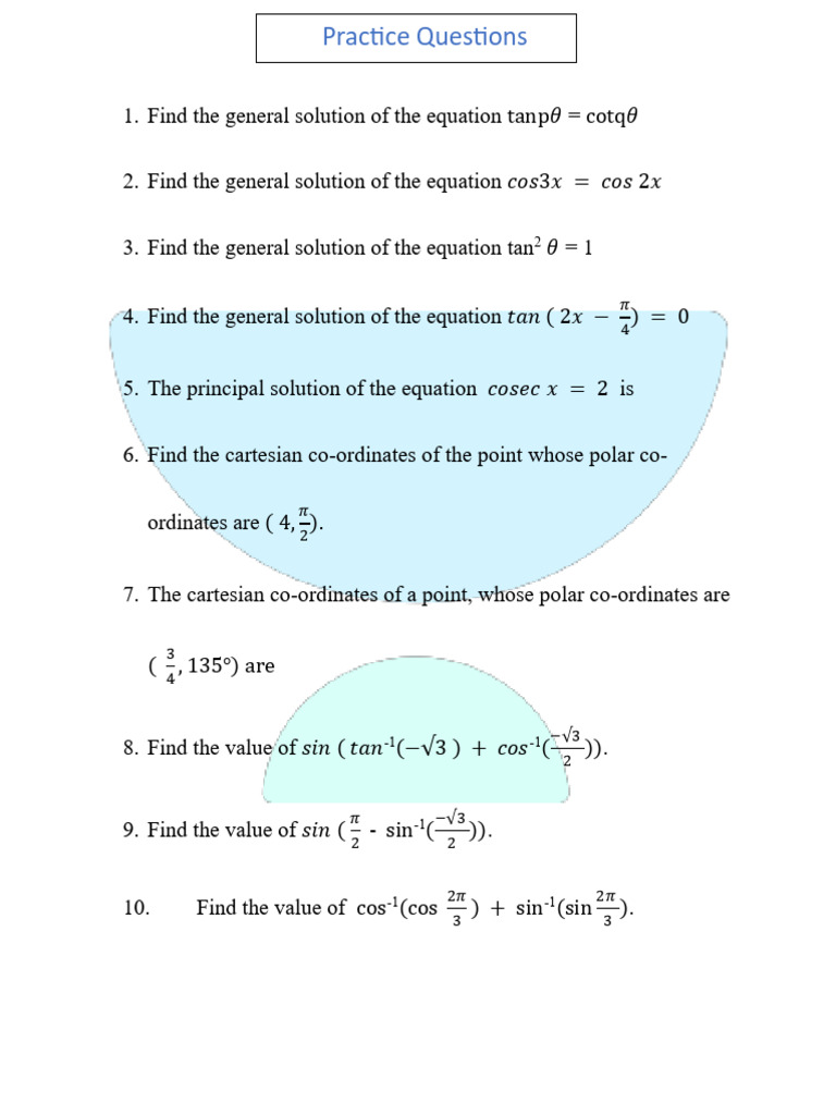 Math Question Practice | PDF
