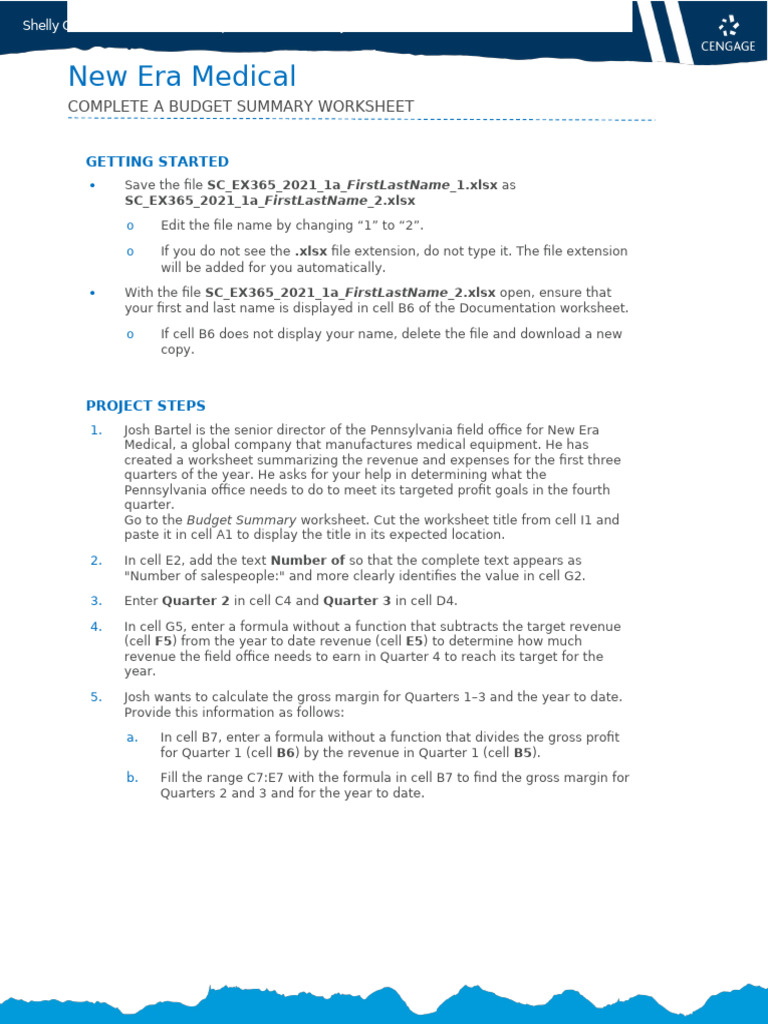 Instructions SC EX365 2021 1a | PDF | Financial Accounting