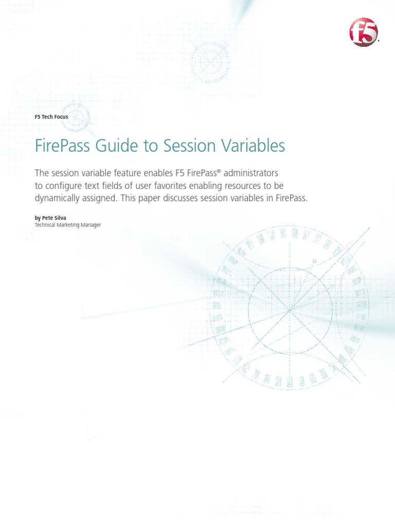 TF FirePass Guide To Session Variables | PDF | Proxy Server | World Wide Web