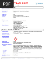 MSDS Un1002 Compressed Air | PDF | Safety | Occupational Safety And Health