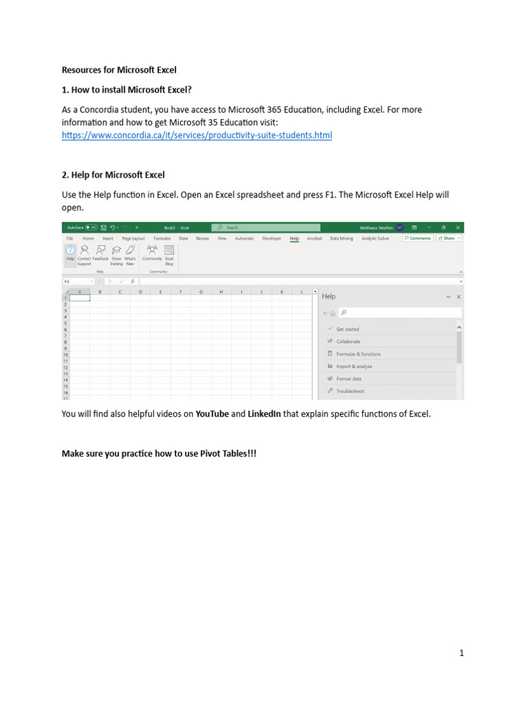 Resources for Excel Power BI Desktop | PDF | Microsoft Excel | Desktop ...