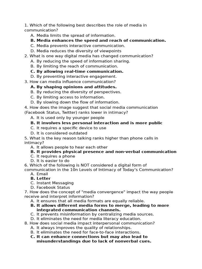 MIL Sy 2024-2025 With AnsKey | PDF | Communication | Information Literacy