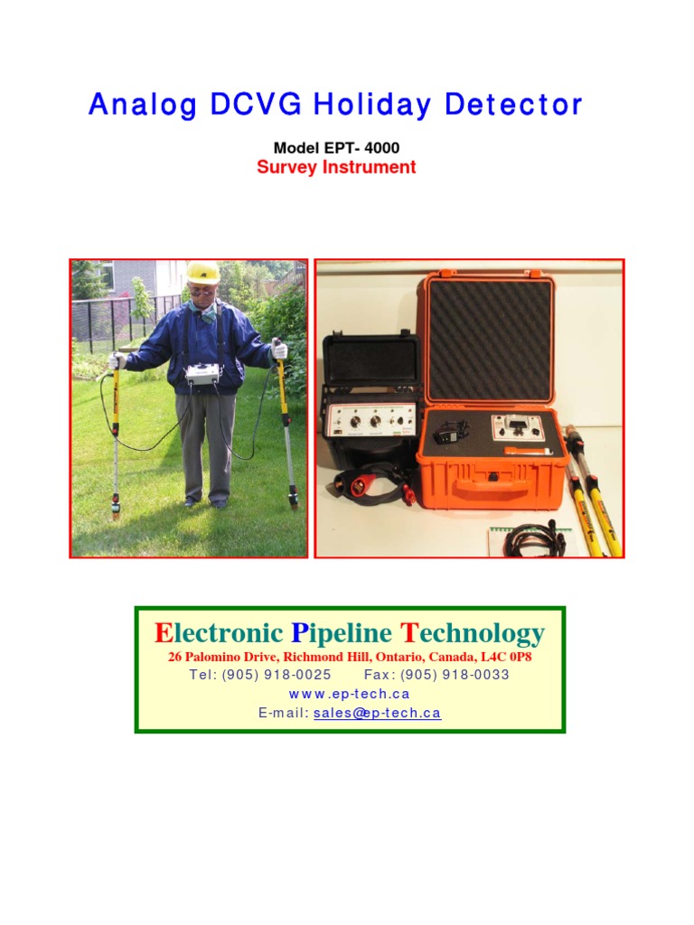 DCVG Holiday Detector | PDF | Rectifier | Battery Charger