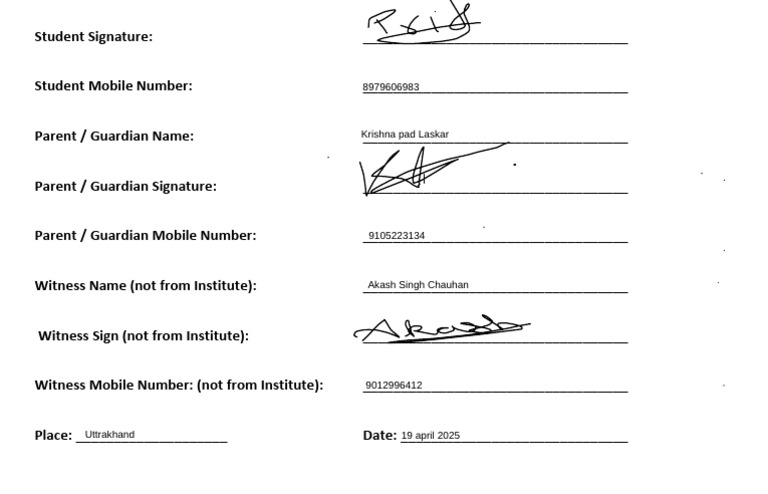 Declaration Form (1) (1) (1) - Compressed | PDF
