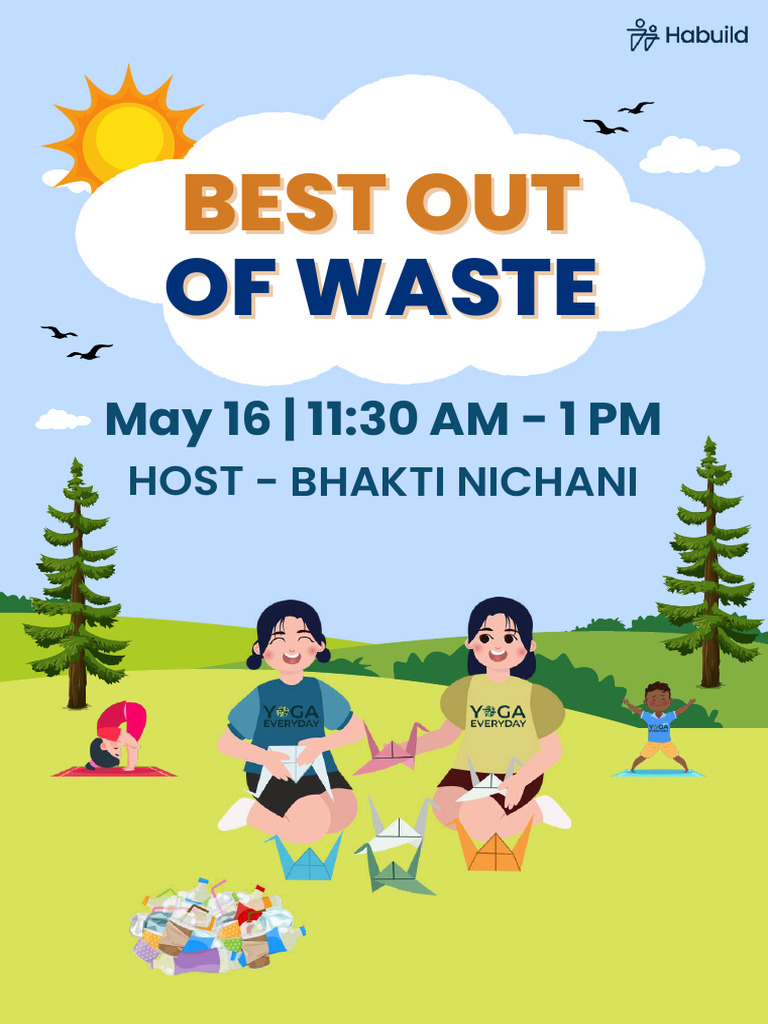 Best Out of Waste Guidelines - Habuild Kids Summer Camp | PDF