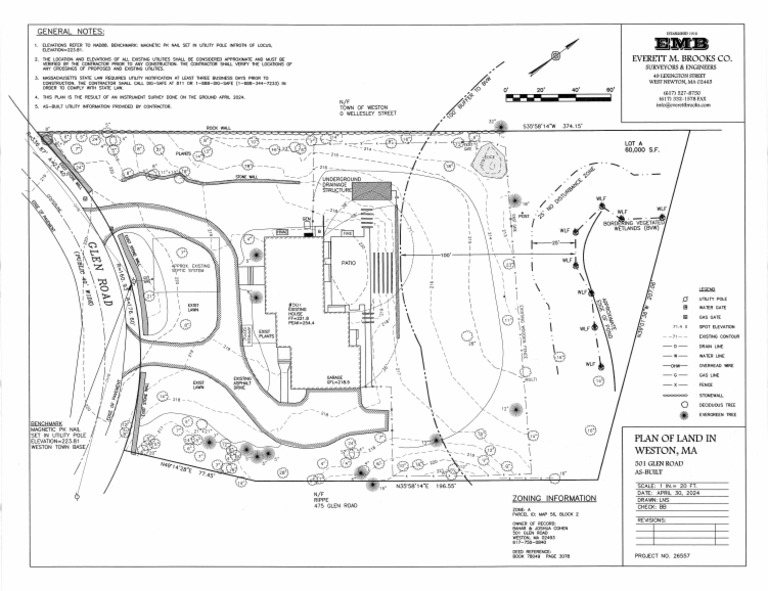 As-Built Plan of Land | PDF