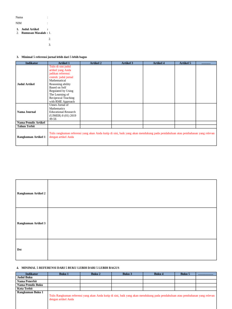Format Tugas 1 | PDF