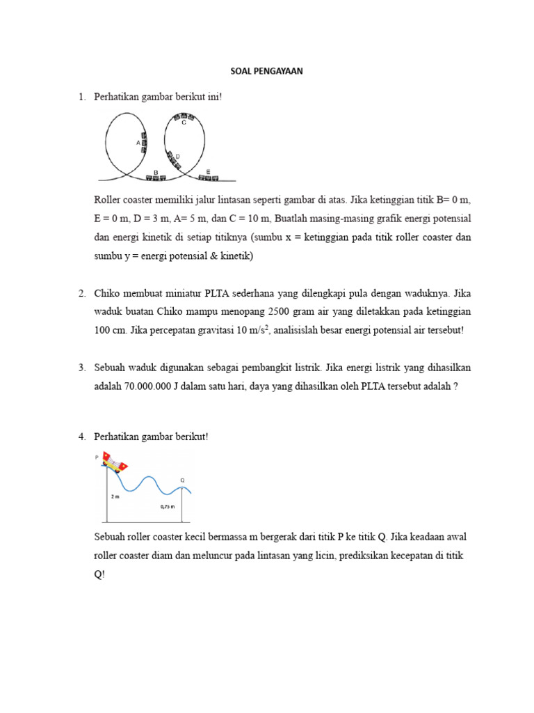 Soal Fisika Kelas 10 | PDF