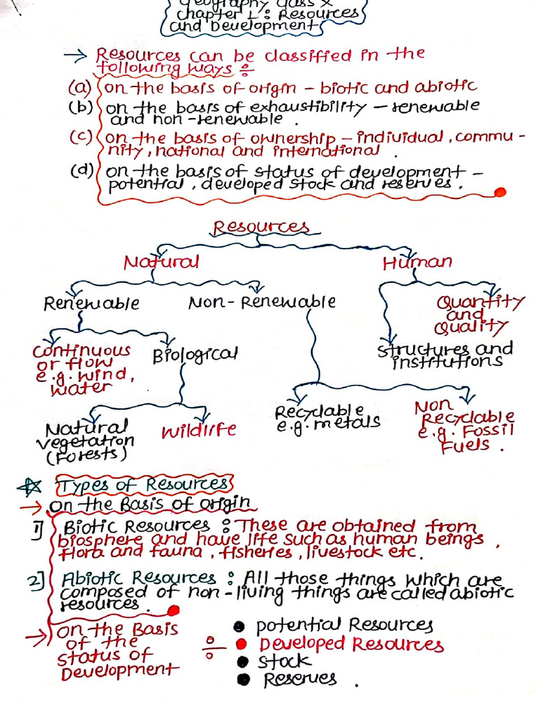 Geography Ch-1 Notes 10th | PDF