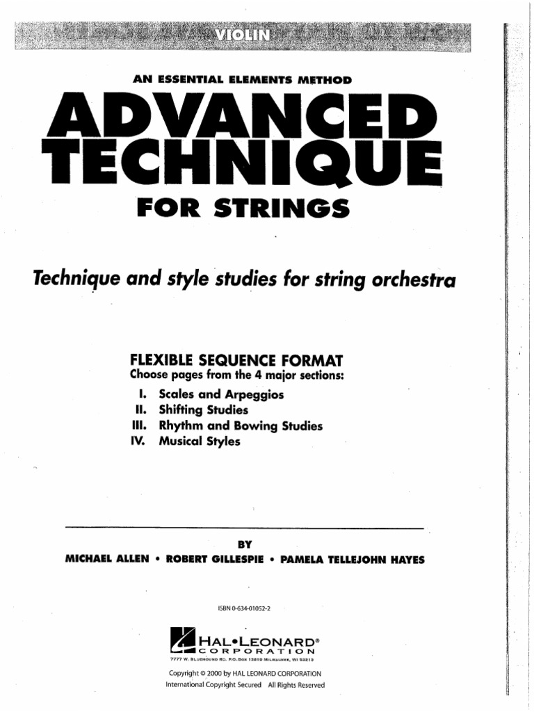 Violin Scales - Advanced Techniques | PDF