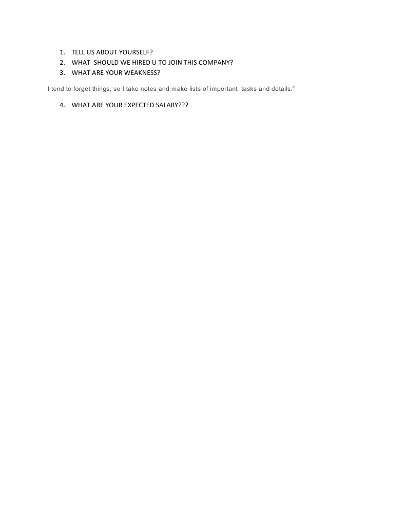 Tell Us About Yourself | PDF | Self-Improvement