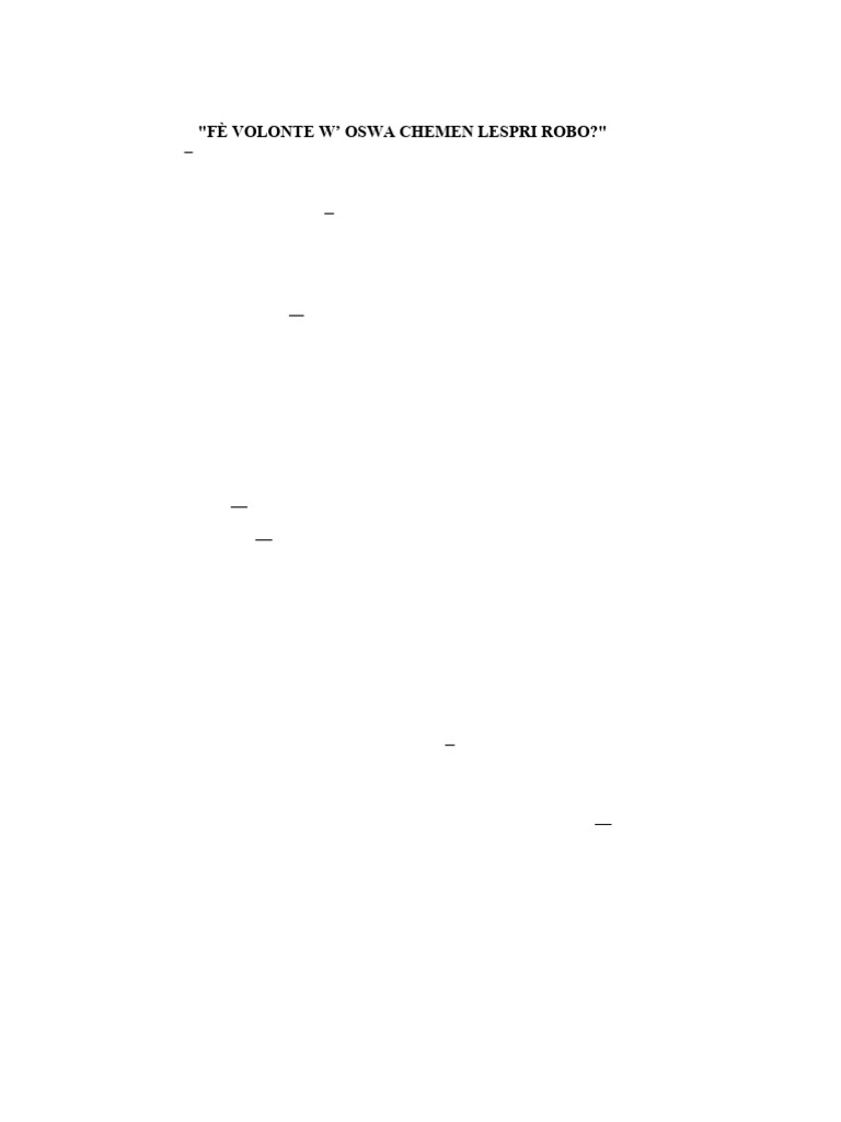 Script Emisyon Volonte | PDF