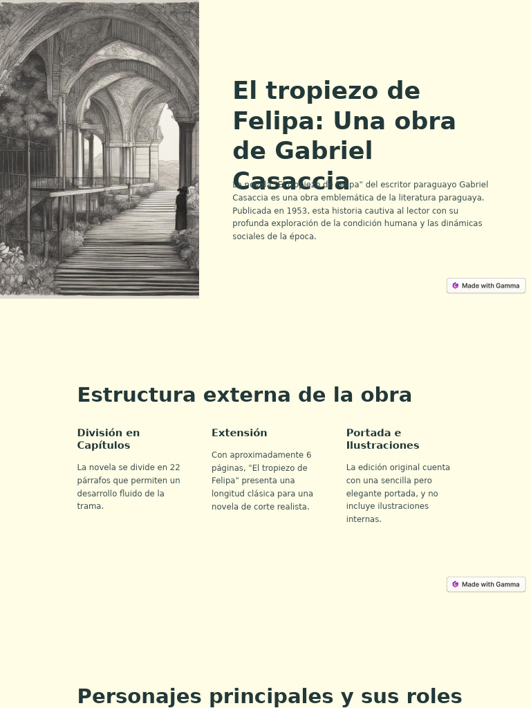 El tropiezo de Felipa: Análisis y Resumen | PDF | Novelas