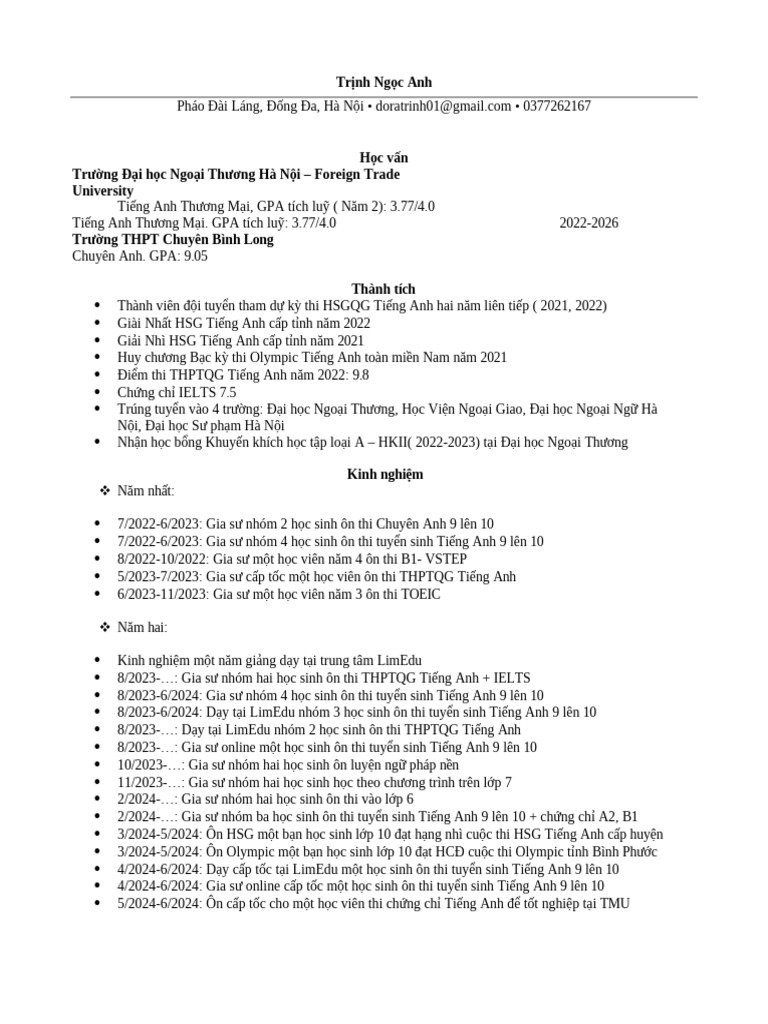 cv2024 1 | PDF