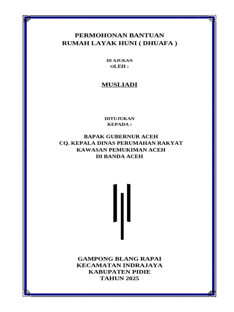 Proposal Musliadi | PDF