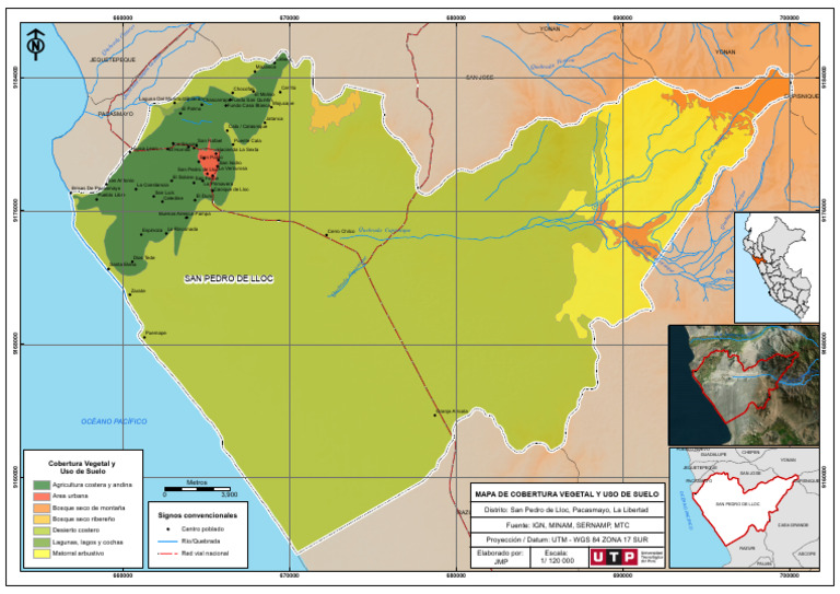 Mapa de Cobertura Vegetal en Pacasmayo | PDF | Ciencias de la Tierra ...