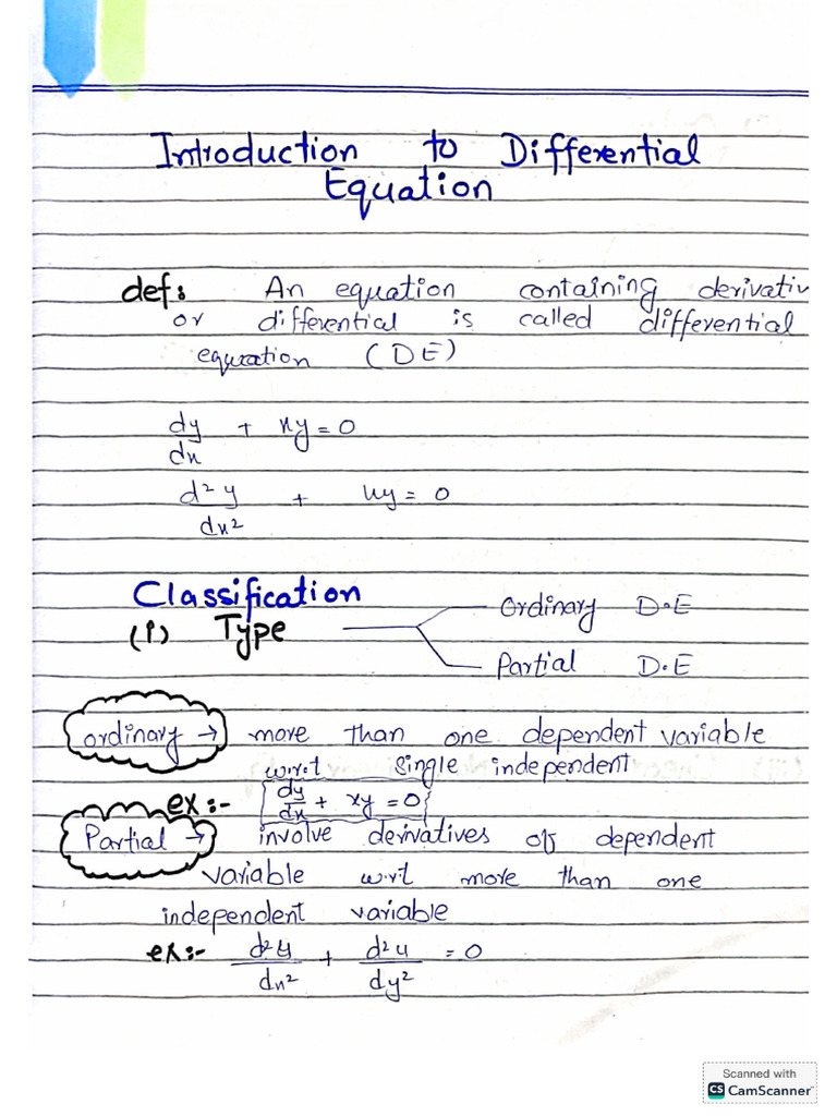 Differential Equation | PDF