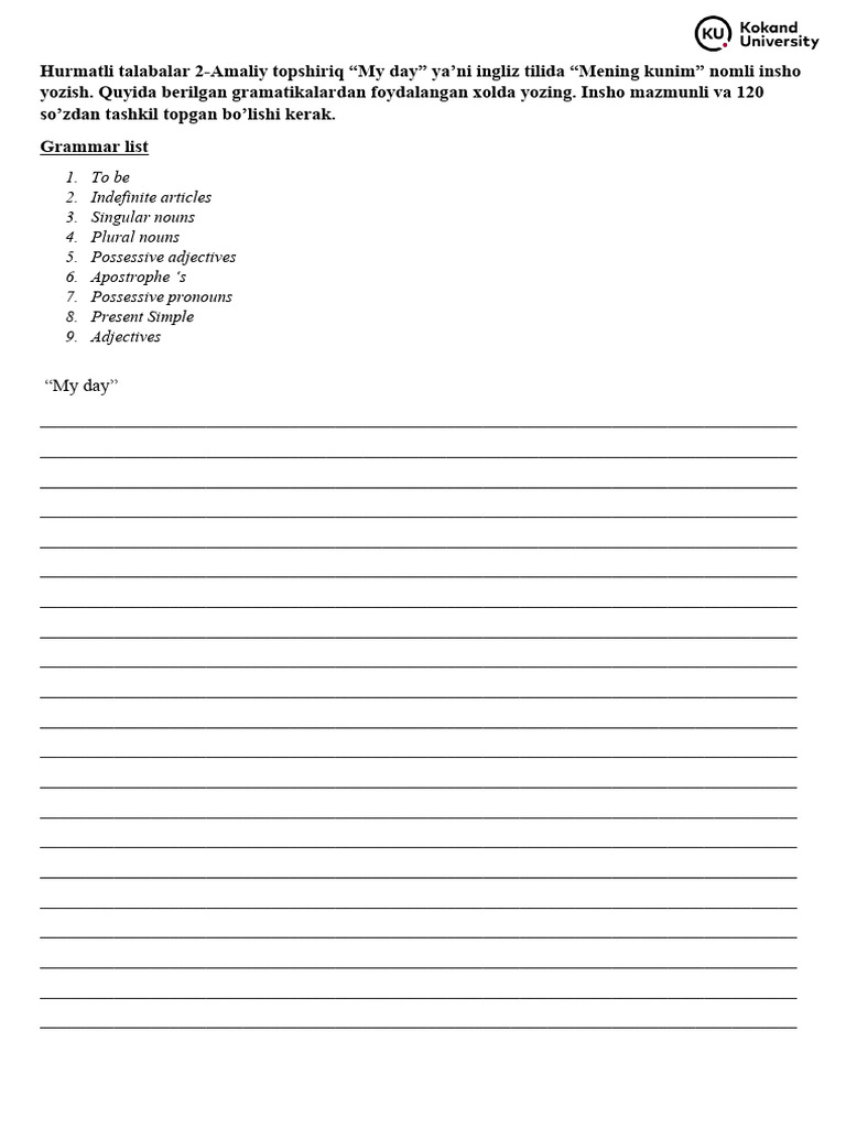 2-Amaliy Topshiriq | PDF