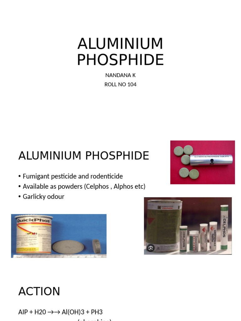 Aluminium Phosphide New | PDF | Magnesium | Medical Specialties