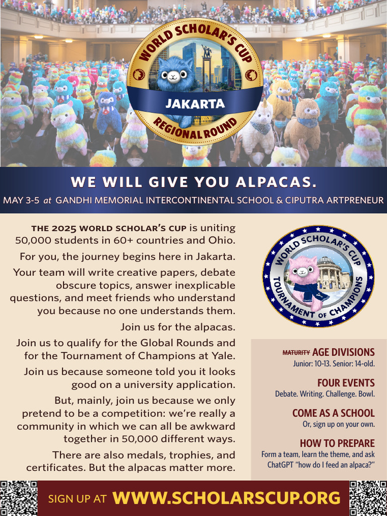WSC 2025 Jakarta: Join the Alpaca Community | PDF