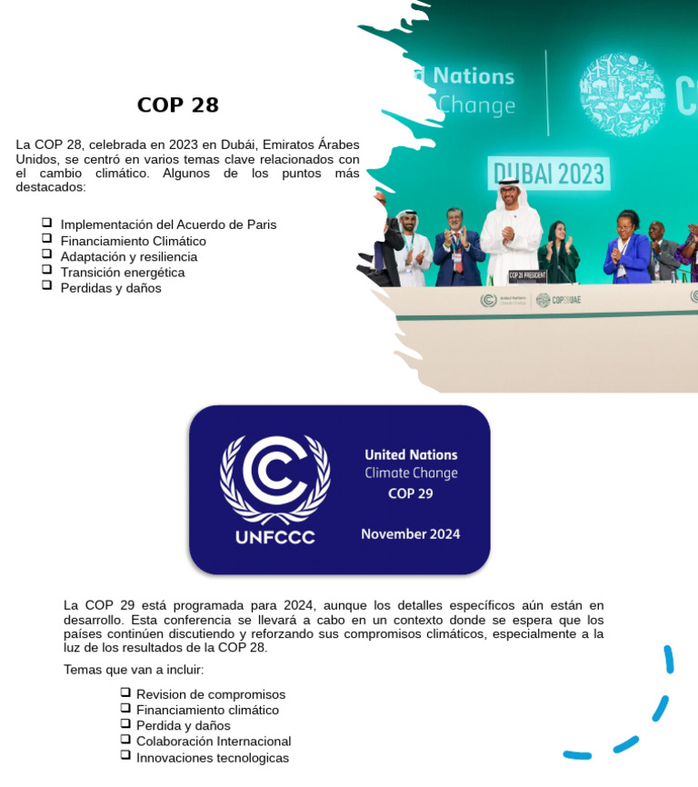 La COP 28 Y COP 29 | PDF