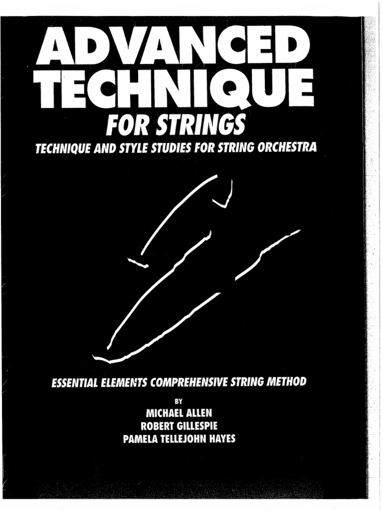Advanced Techniques For Strings - Violin | PDF