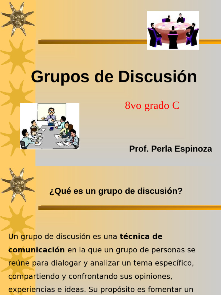 Grupos de Discusion | PDF | Investigación social | Aprendizaje