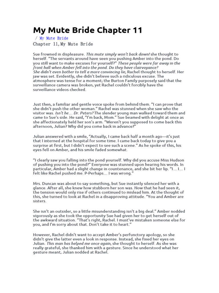 Mute Bride 11 20 | PDF