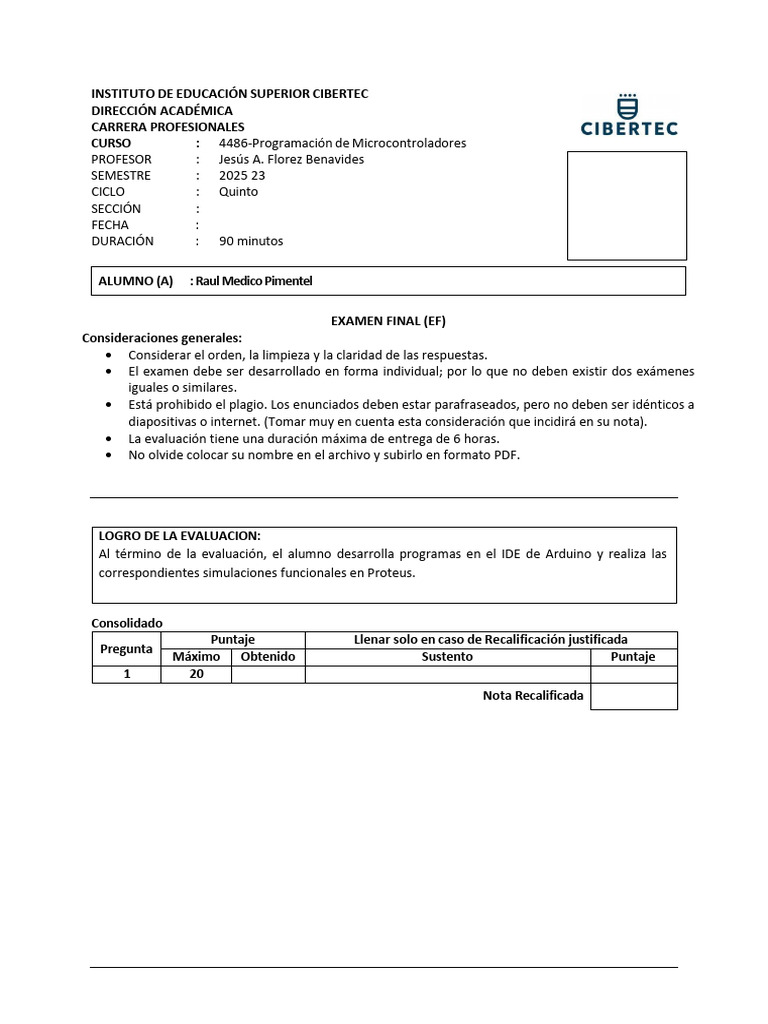 Programación de Microcontroladores | PDF