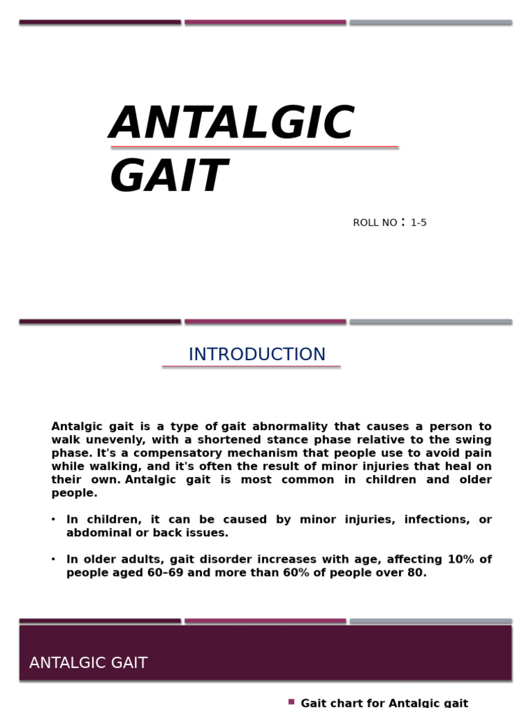 Antalgic Gait | PDF