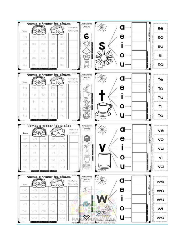 Formando Silabas | PDF