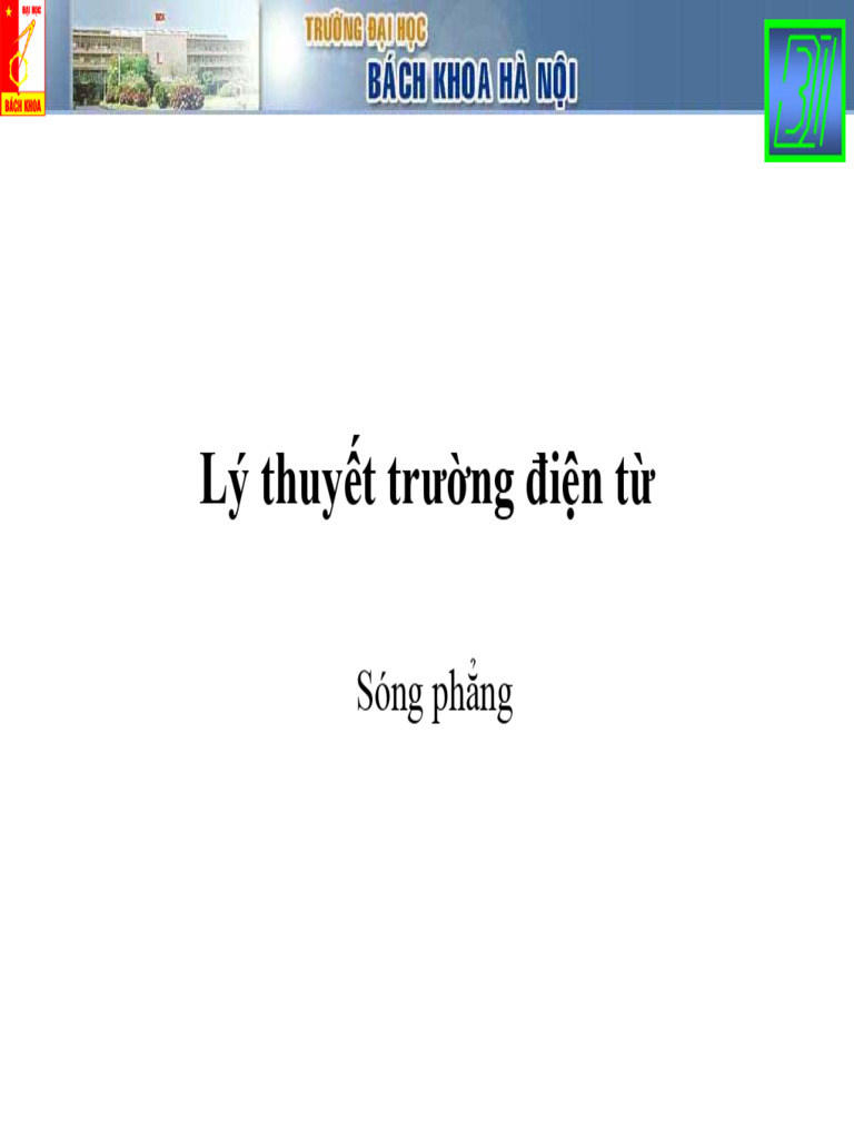 Truong-Dien-Tu - Nguyen-Cong-Phuong - LTT - Song - Phang - 2008 - (Cuuduongthancong - Com) | PDF