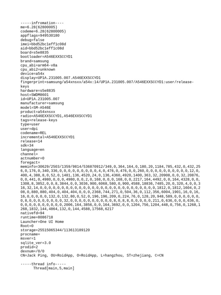 20250511_090559_anr_6.28(62800005)_0 | PDF | Java (Programming Language) | Mobile Software