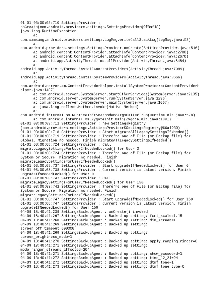 Settings Provider | PDF | Software | Proprietary Software