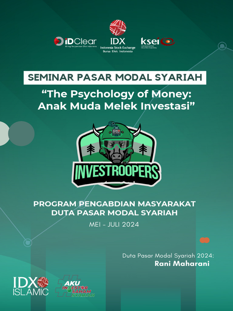 TOR Acara Seminar The Psychology of Money | PDF