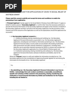 SASSA Declaration and Consent Form | PDF | Government | Government Finances