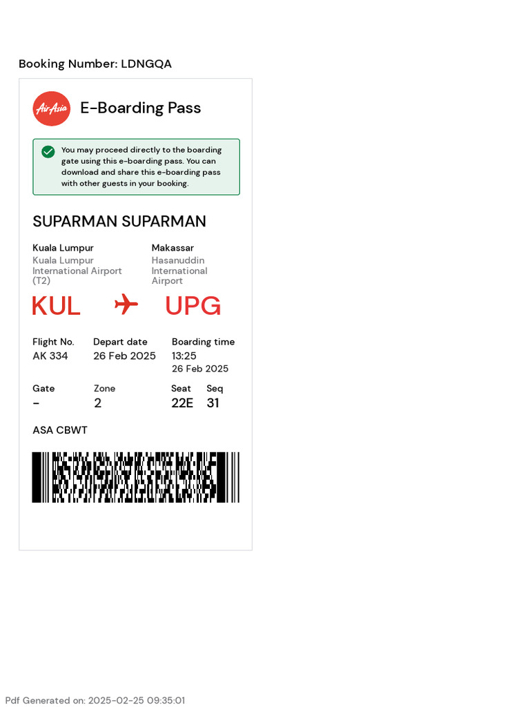Boardingpass 25-02-2025 1740447300991 | PDF