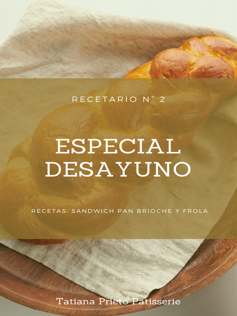 Recetario #2 Especial Desayuno - 20250415 - 155049 - 0000 | PDF | Panes | Alimentos