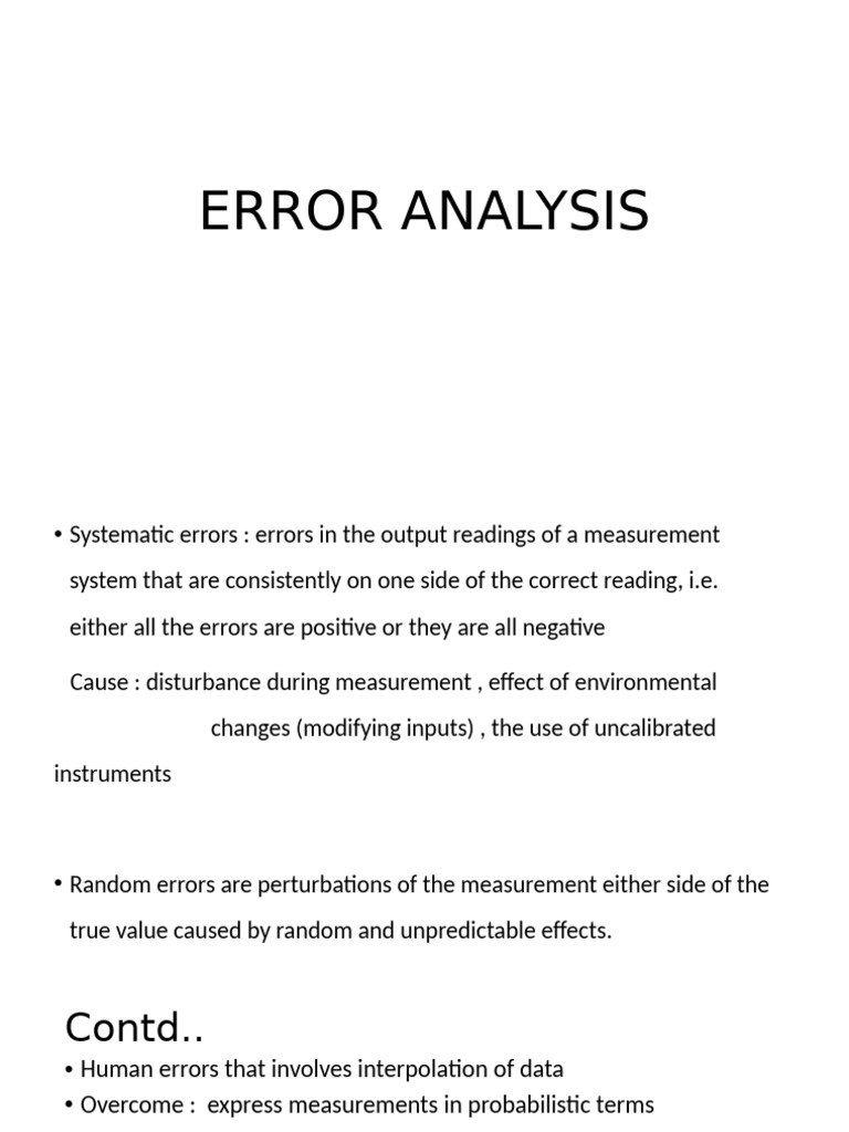 Understanding Measurement Errors and Statistics | PDF | Standard Error ...