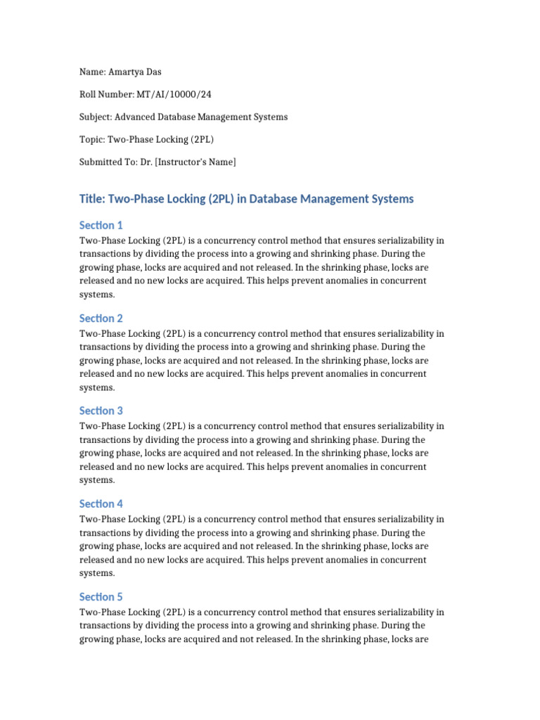 Two_Phase_Locking_Assignment (1) | PDF | Data Management | Computing