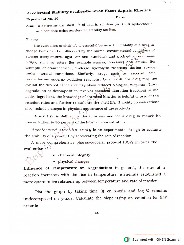 Accelerated Stability Studies | PDF