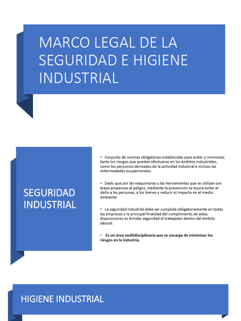 Marco Normativo Seguridad | PDF | Seguridad y salud ocupacional ...