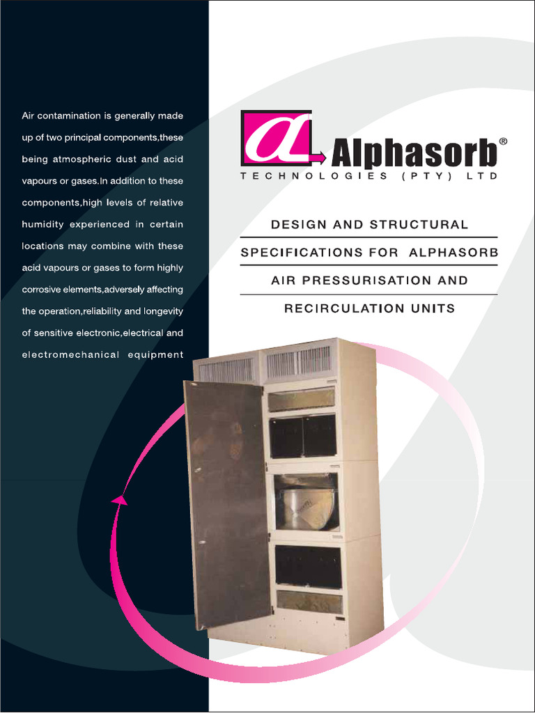 Alphasorb Pressurization & Recirculation Units | PDF