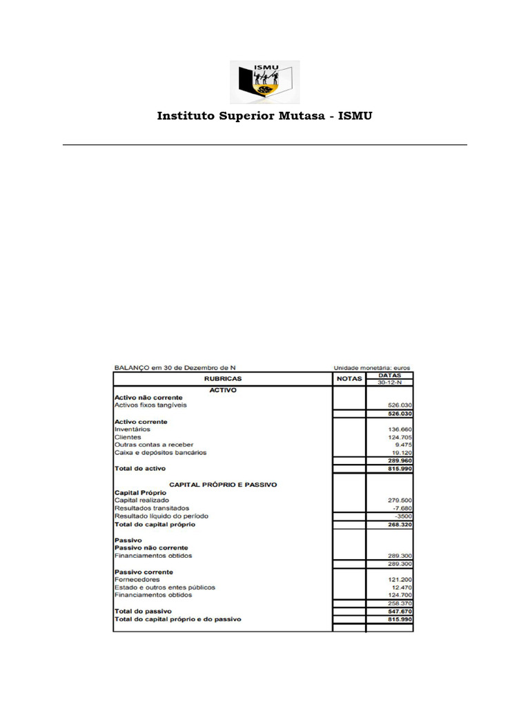 ISMU AF Ficha 1 | PDF